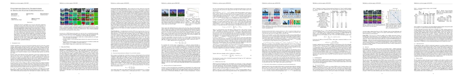 STEGO: Unsupervised Semantic Segmentation by Distilling Feature Correspondences